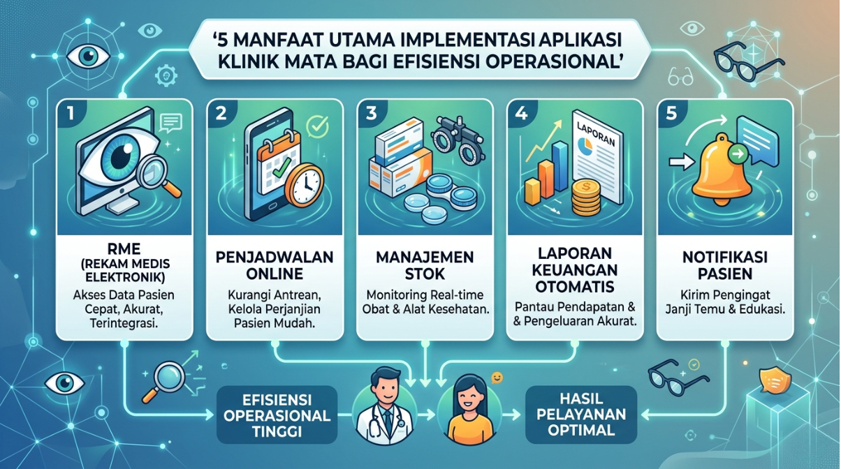 5 manfaat utama implementasi aplikasi klinik mata bagi efisiensi ...